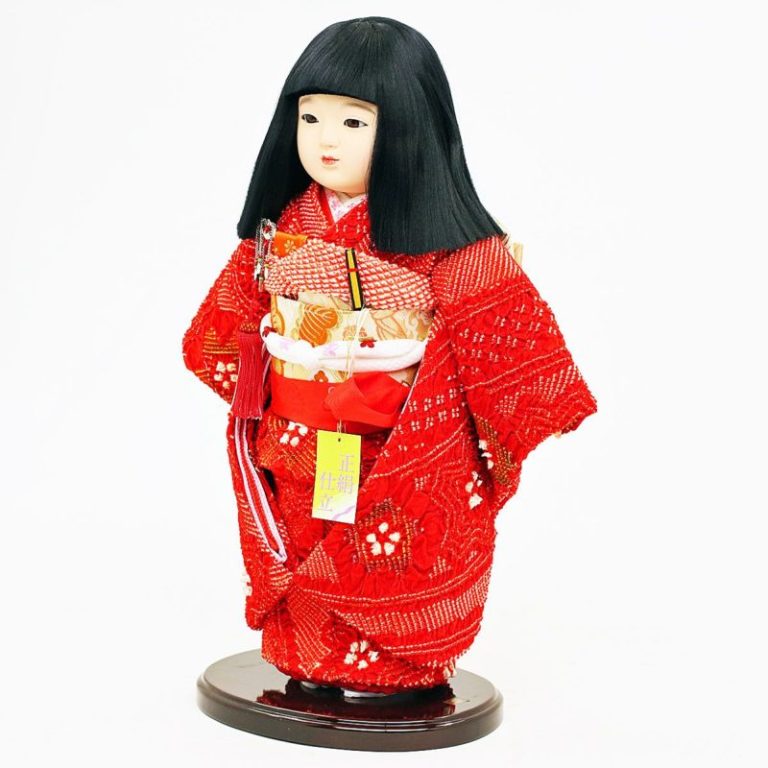 Japanese traditional Ichimatsu doll Standing – Size 10 - Dolls Museum Shop